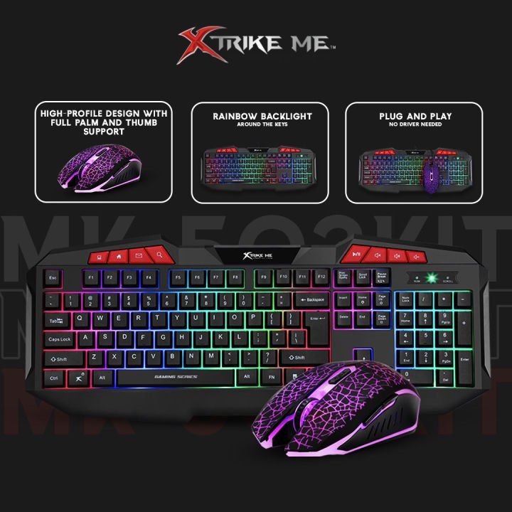 Xtrike Me Gaming Combo Mk-503, Computers & Tech, Parts & Accessories ...