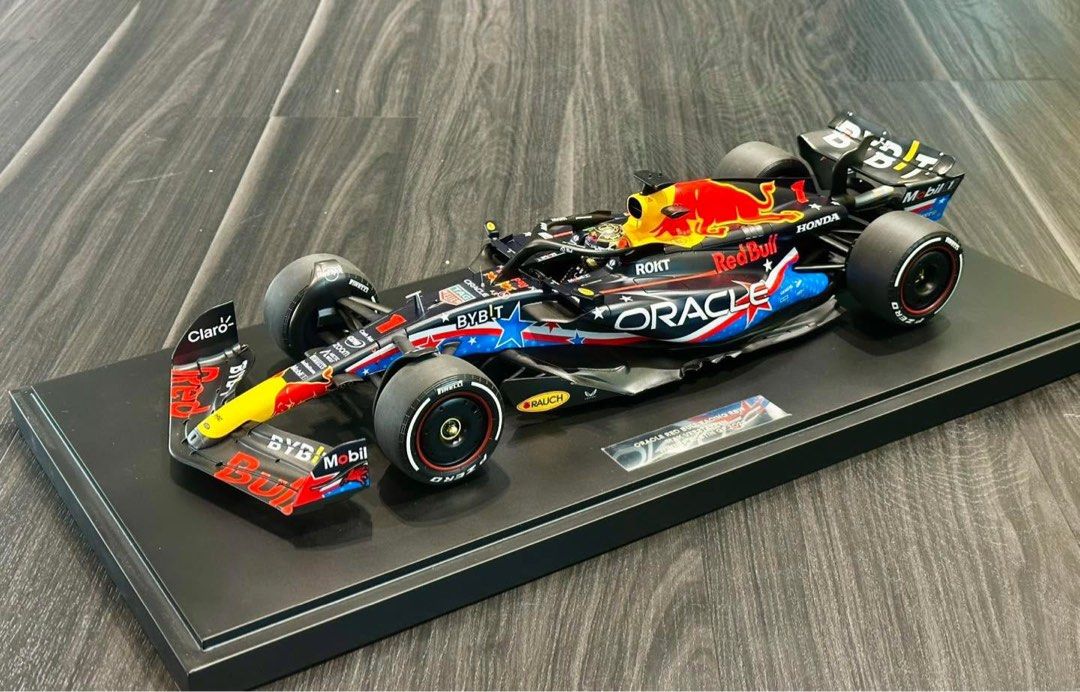 1/12 Minichamps Oracle Red Bull Racing RB19 GP Austin 2023 Winner Max ...