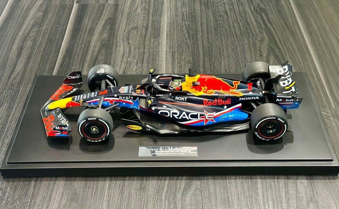 1/12 Minichamps Oracle Red Bull Racing RB19 GP Austin 2023 Winner Max ...