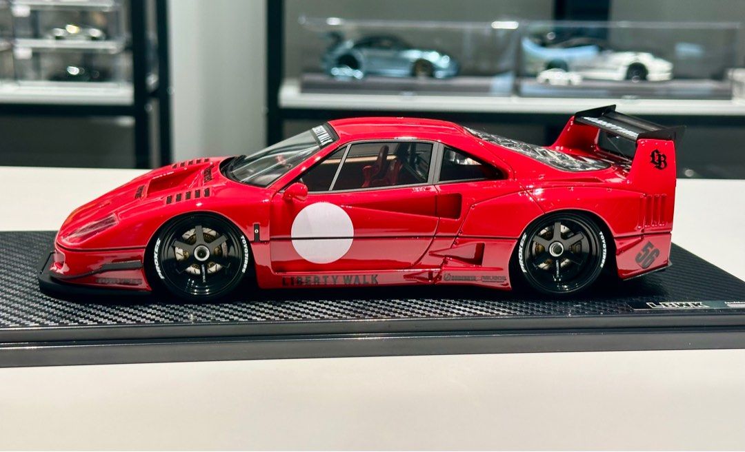1/18 Ignition Model Liberty Walk LB F40 Red, Hobbies & Toys, Toys ...
