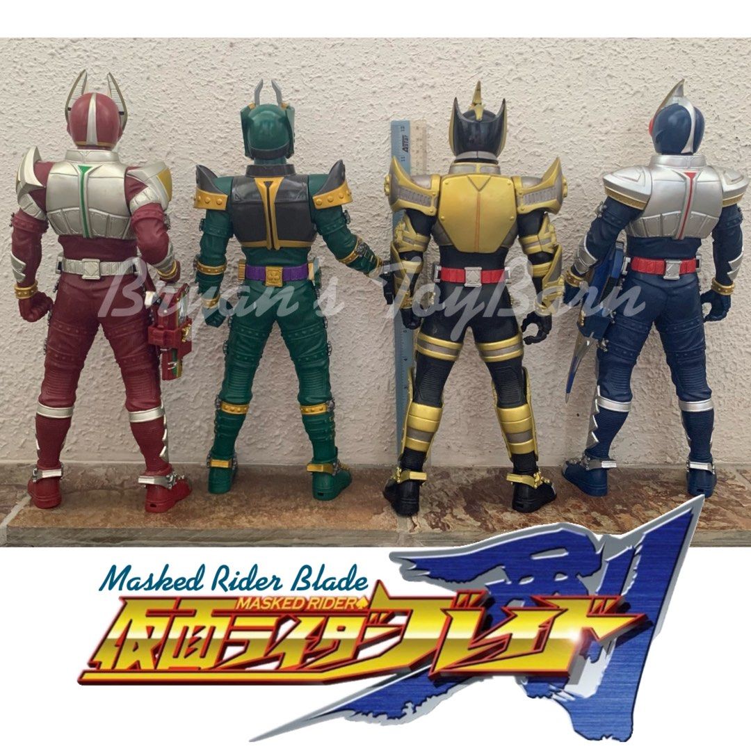 13 inch Kamen Masked Rider Blade Ultra Form DX Vinyl Sofubi Vintage ...