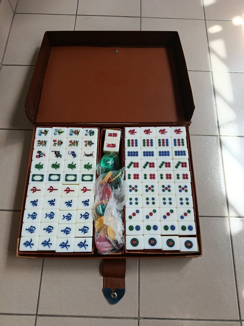 164 Tiles Complete Mahjong Set, Hobbies & Toys, Toys & Games on Carousell