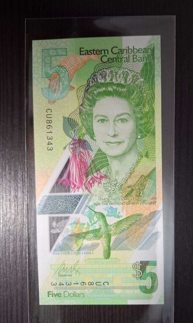 2021 Eastern Caribbean 5 Dollars, Hobbies & Toys, Memorabilia ...