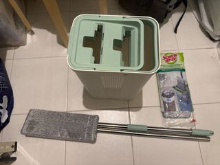 Scotch-Brite Compact Spin Mop Refill, Furniture & Home Living, Cleaning ...