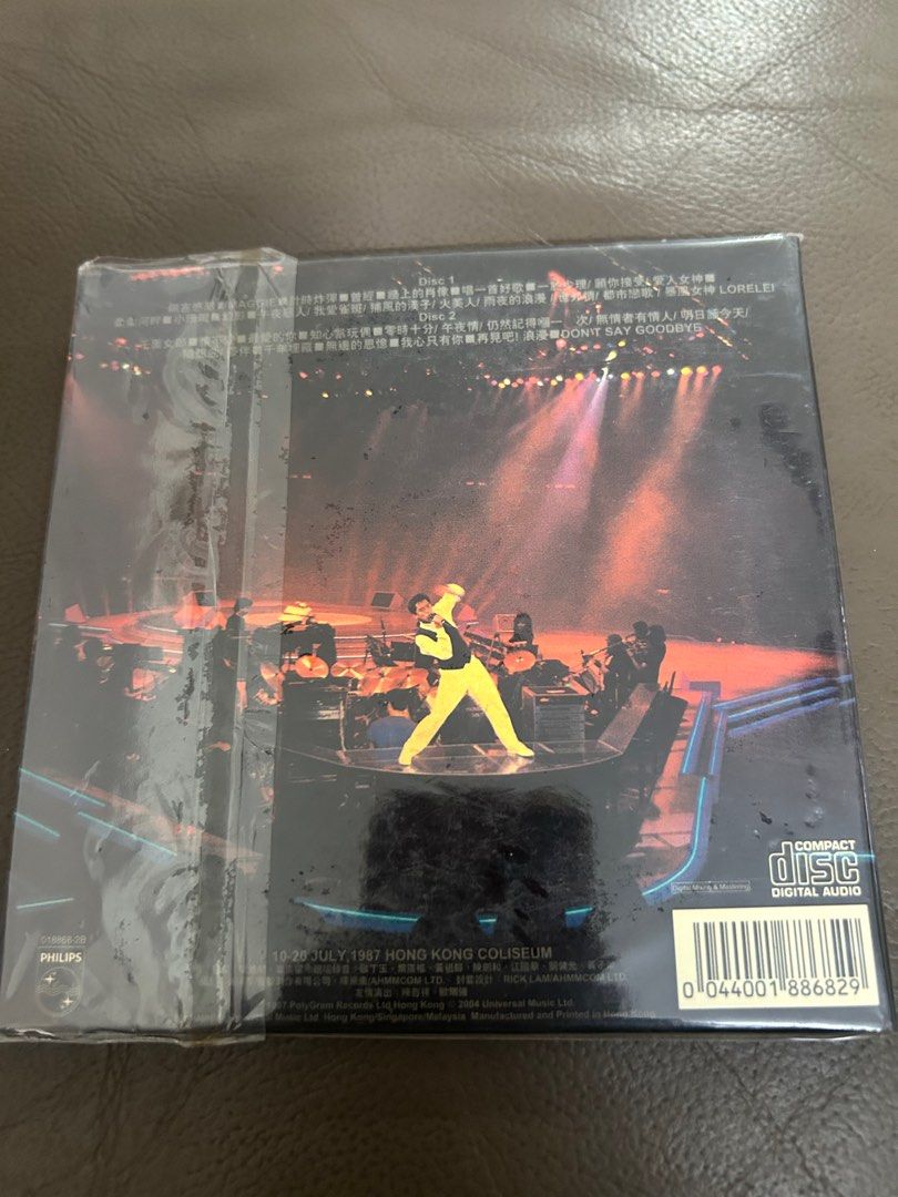 谭咏麟 Alan Tam '87 Concert CD, Hobbies & Toys, Music & Media, CDs & DVDs ...