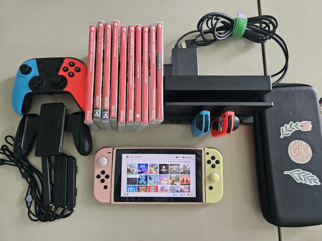 Nintendo Switch Full Set for Sale (20 Games Included – 10 Game ...