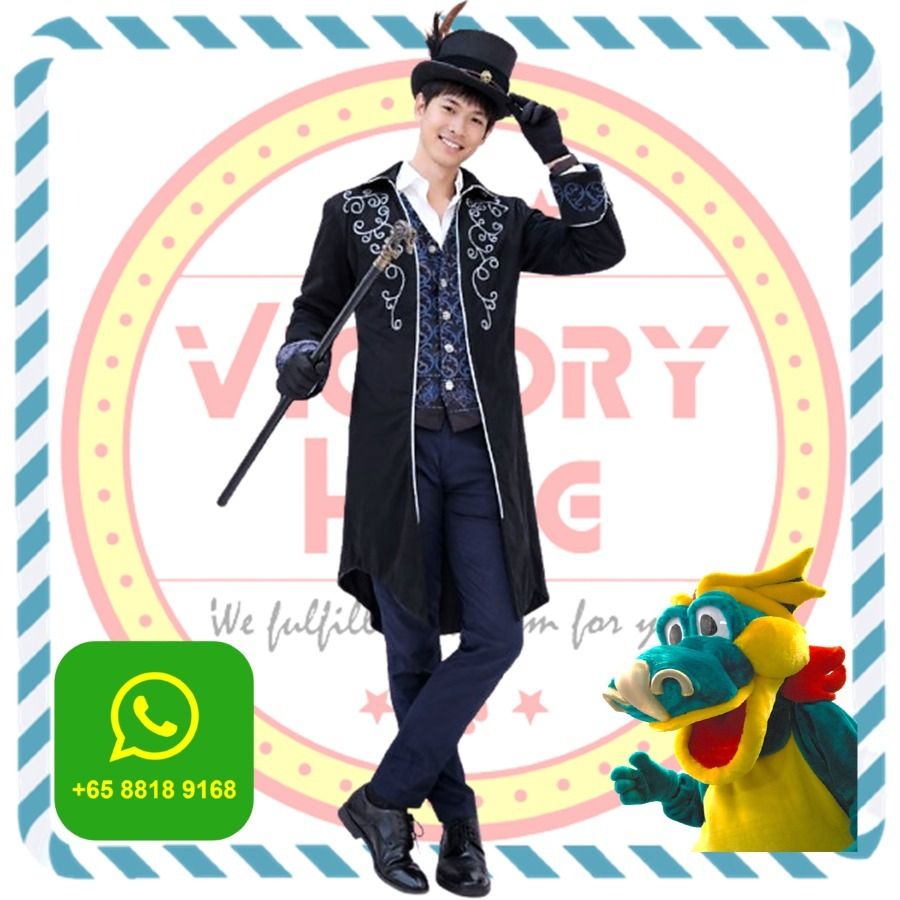 🎩 Showman 02 (Black) – Opulent Ringmaster Attire, Hobbies & Toys ...