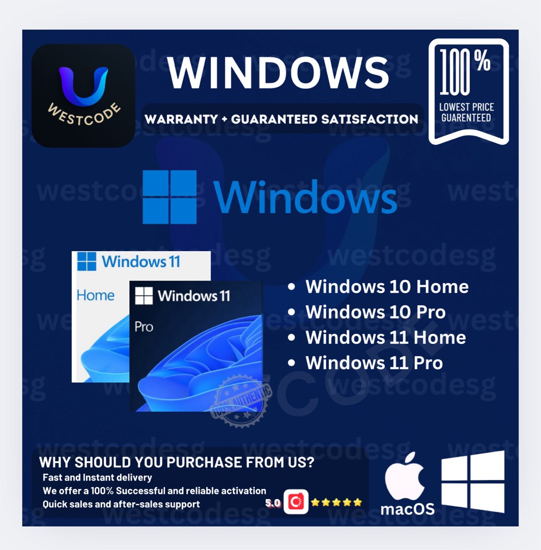 🌟 Windows Activation 10/11 | Pro/Home | Fast & Easy activation | Online ...