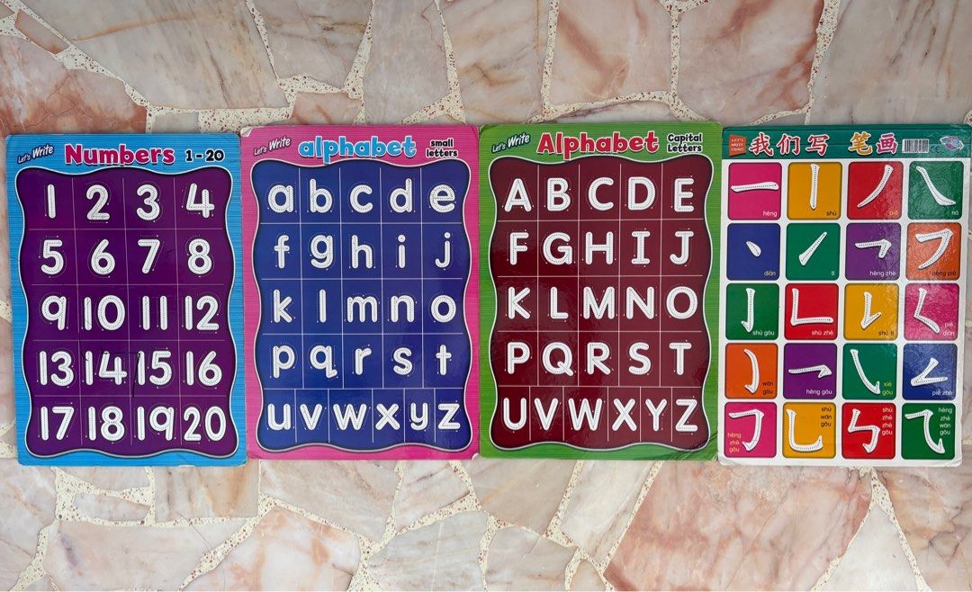 ABC chart, Hobbies & Toys, Stationery & Craft, Stationery & School ...