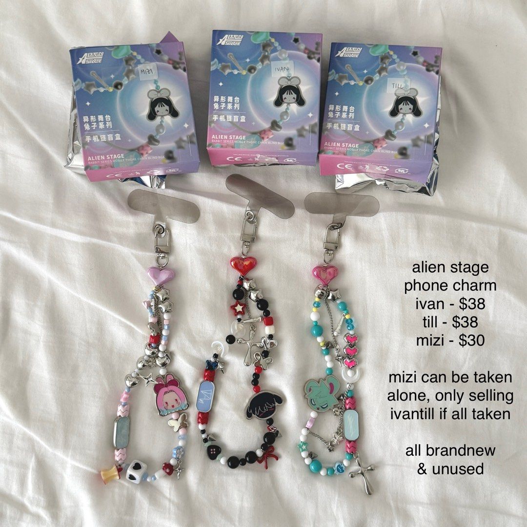 alien stage ivan till mizi rabbit mobile phone charm, Hobbies & Toys ...