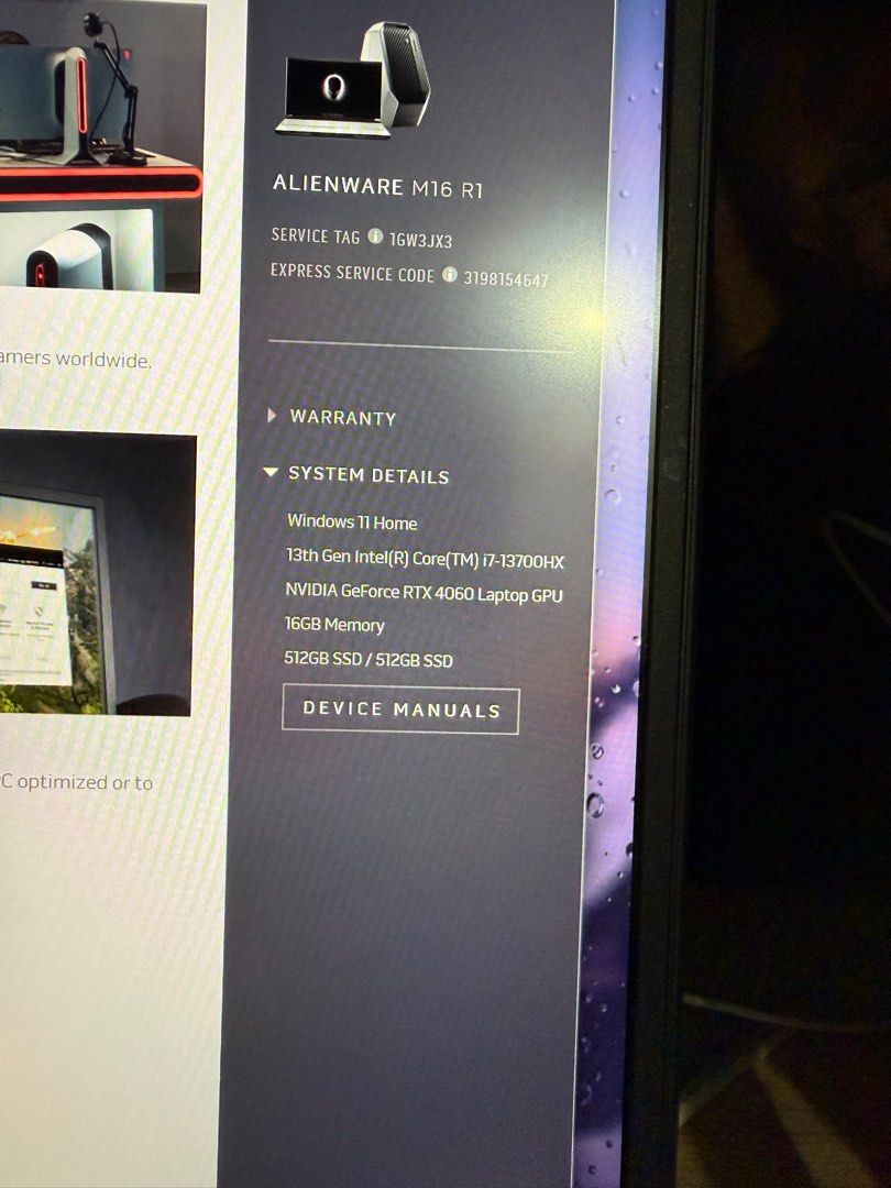 Alienware M16 R1 Gaming Laptop, Computers & Tech, Laptops & Notebooks ...