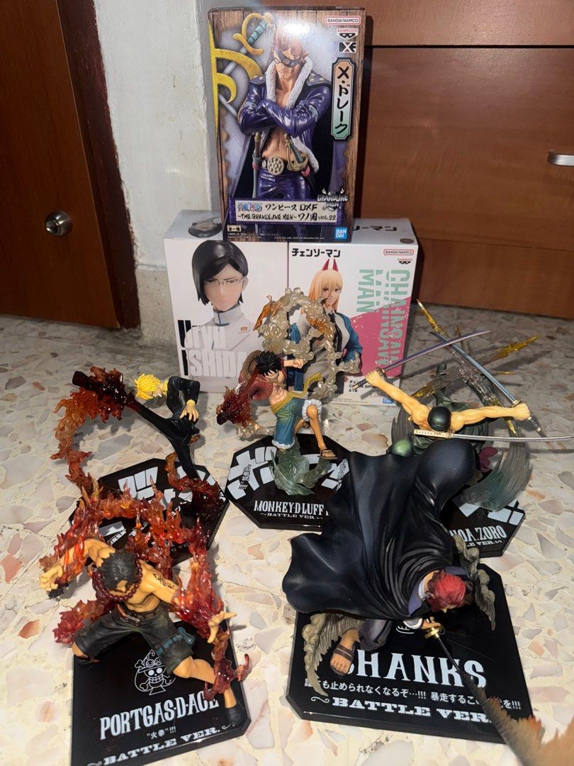 CLEARANCE! One Piece Figuarts Battle Ver. Figurines - (Ace, Shanks ...