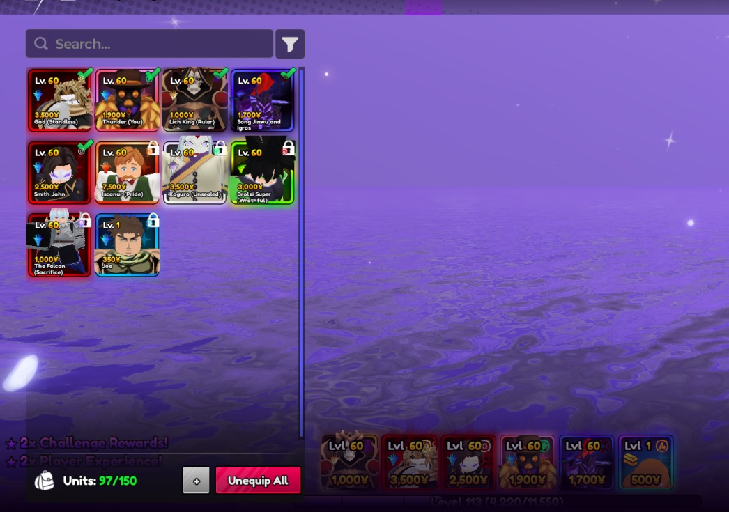 Anime Vanguards 9 Monarch Account (READ DESCRIPTION), Video Gaming ...