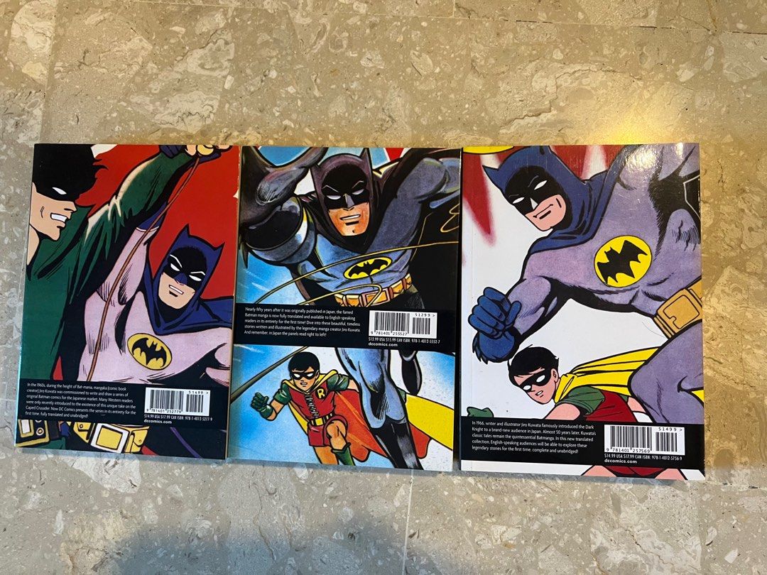 Batman: The Jiro Kuwata Batmanga Volumes 1-3, Hobbies & Toys, Books ...
