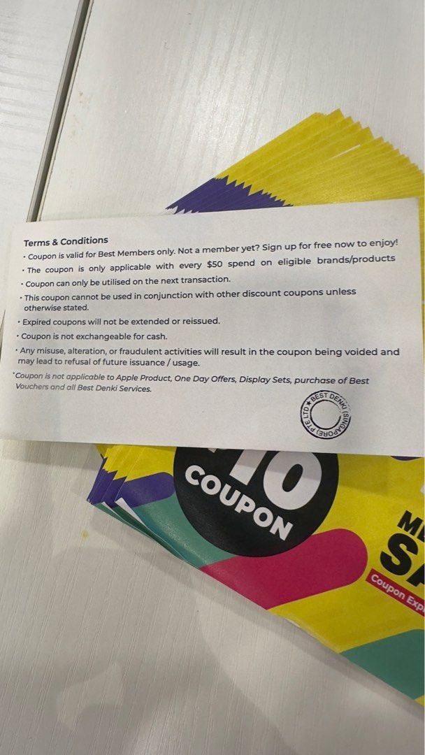Best Denki vouchers, Tickets & Vouchers, Vouchers on Carousell
