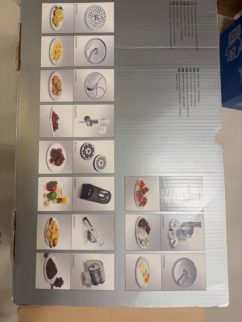 Bosch HomeProfessional Food Processor attachments (No machine), TV ...
