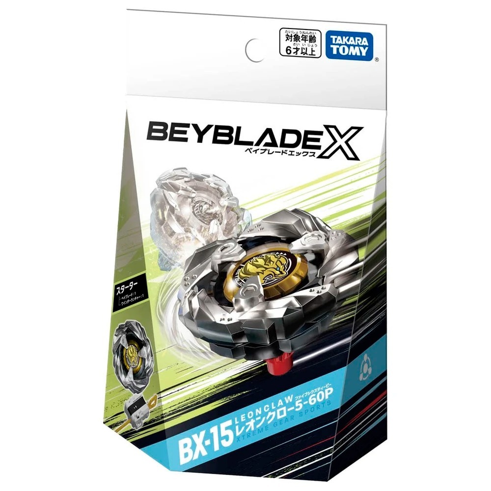 BX-15 Starter LeonClaw 5-60P Beyblade X, Hobbies & Toys, Toys & Games ...