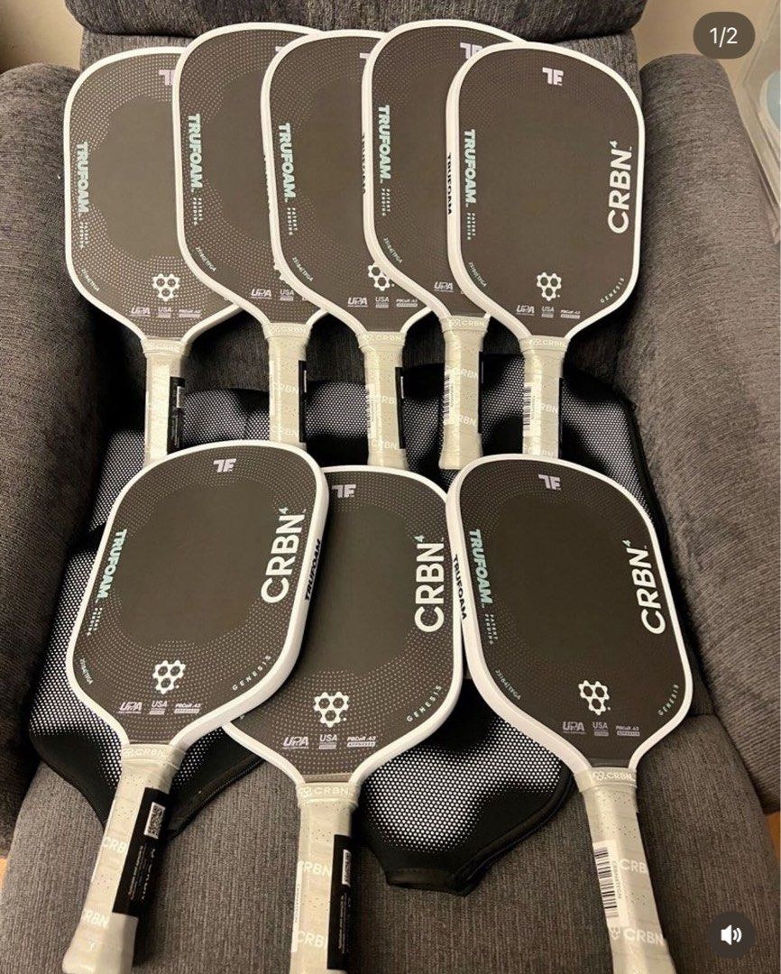 CRBN Trufoam Genesis TFG 4 Pickleball Paddle 🏓, Sports Equipment ...