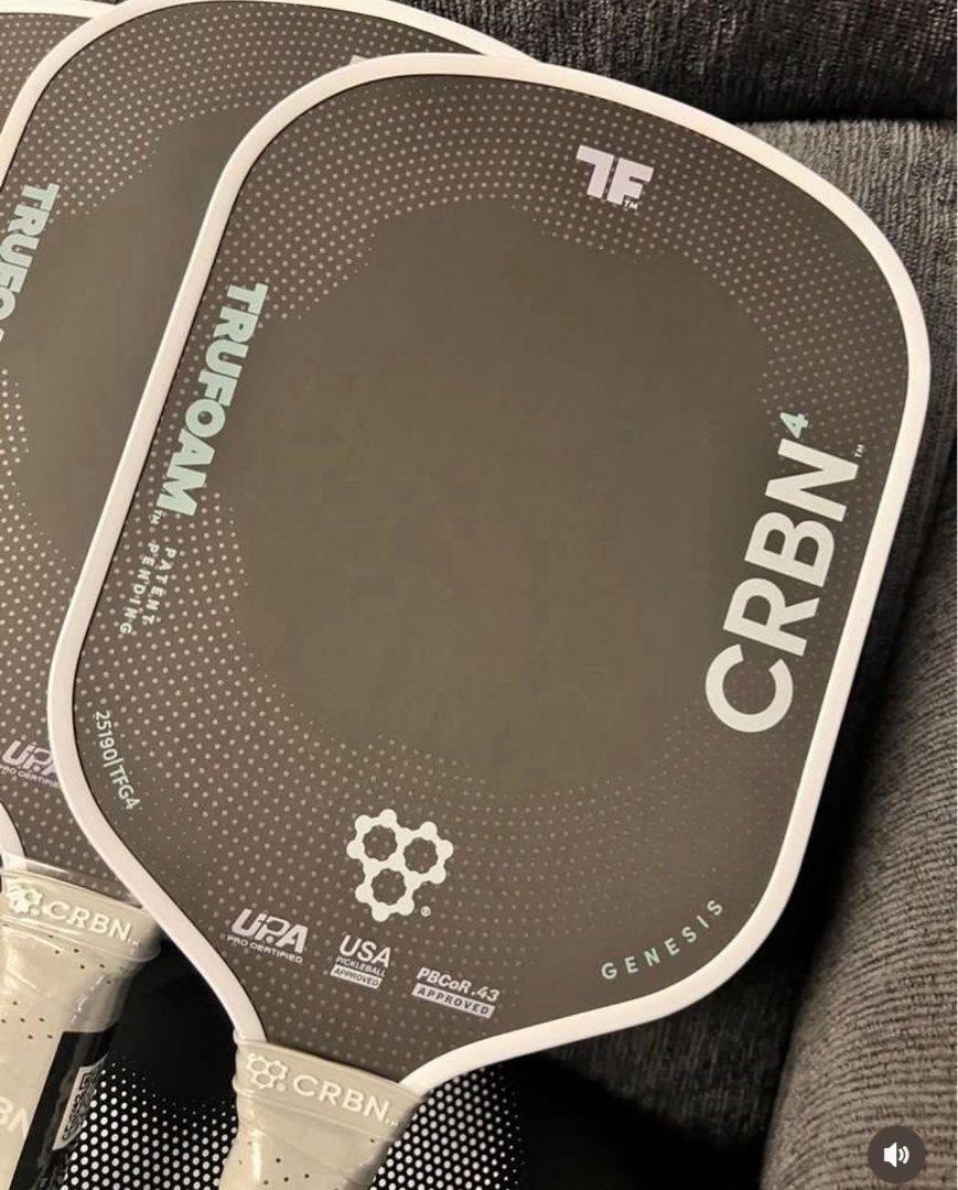 CRBN Trufoam Genesis TFG 4 Pickleball Paddle 🏓, Sports Equipment ...