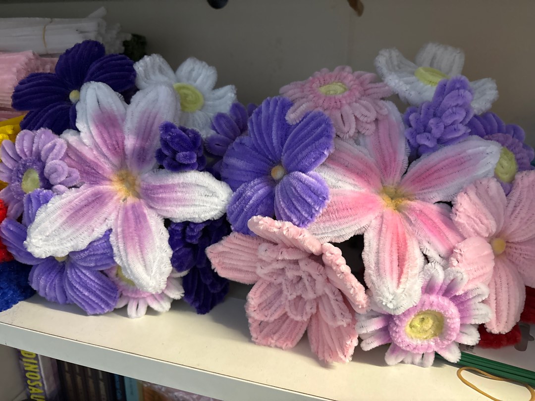 Pipe Cleaner Bouquet / Custom Pipe Cleaner Creations, Hobbies & Toys ...