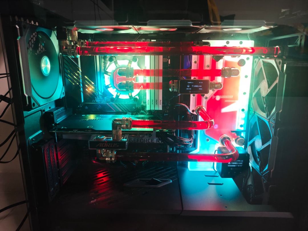 High end water cooling gaming pc, Computers & Tech, Desktops on Carousell