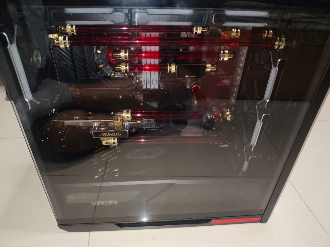 High end water cooling gaming pc, Computers & Tech, Desktops on Carousell