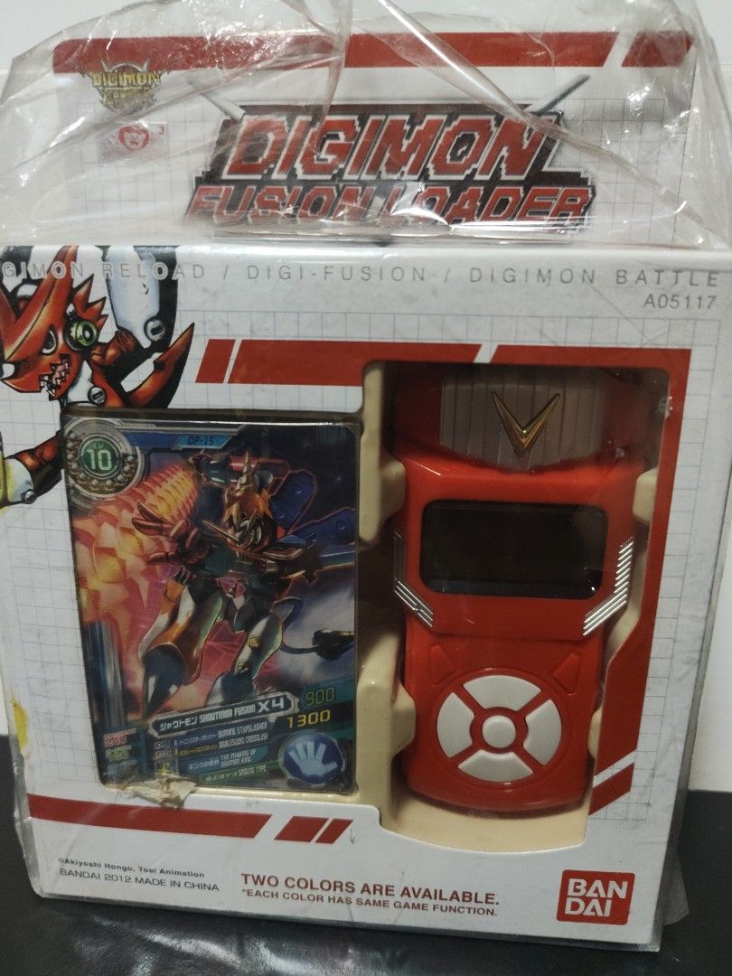 Digimon Fusion Loader - Red, Hobbies & Toys, Toys & Games on Carousell