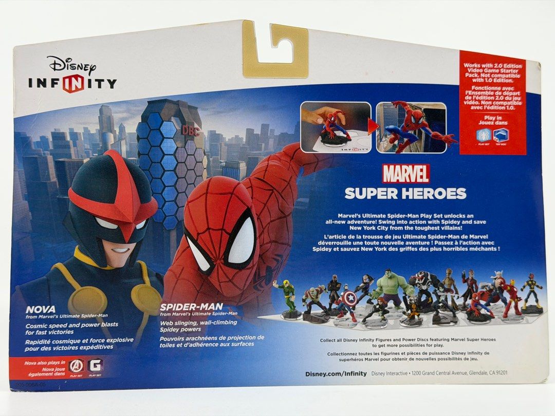 Disney Infinity 2.0 Marvel Super Heroes ULTIMATE SPIDER-MAN Starter ...