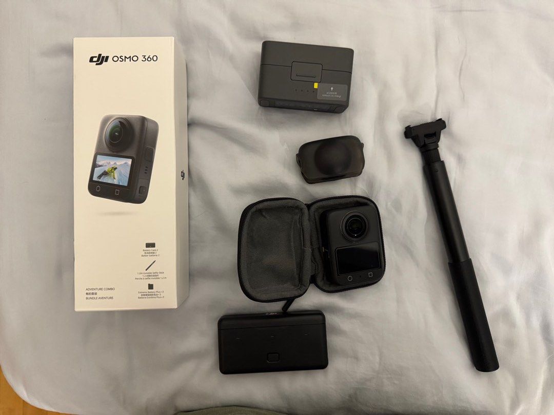 DJI Osmo 360 Adventure Combo + Mic Mini, Photography, Cameras on Carousell