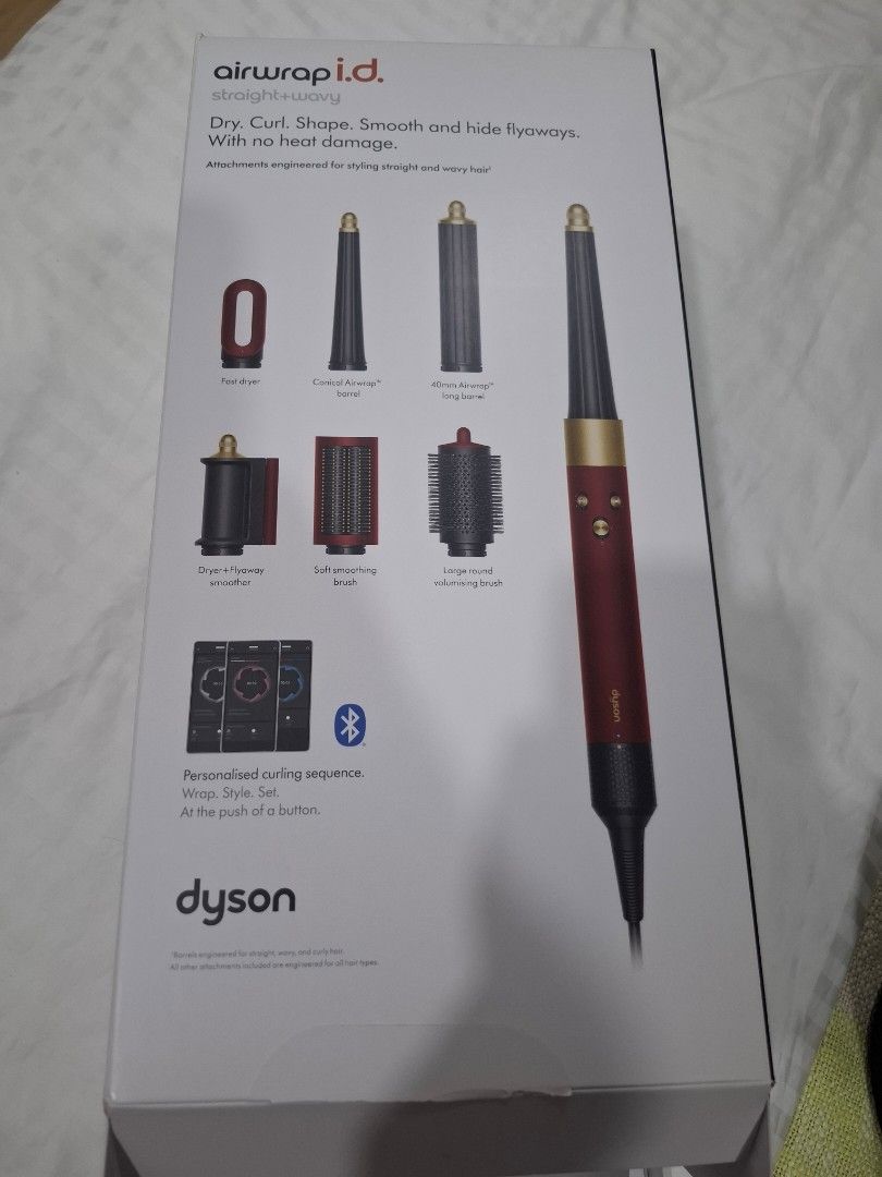 Dyson Airwrap i.d Red Velvet Limited Edition, Beauty & Personal Care ...