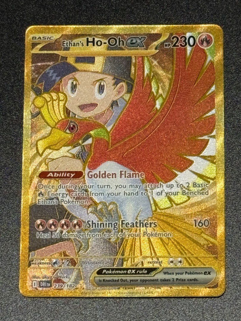 Ethan’s Ho-Oh Ex Hyper Rare (Destined Rival), Hobbies & Toys, Toys ...