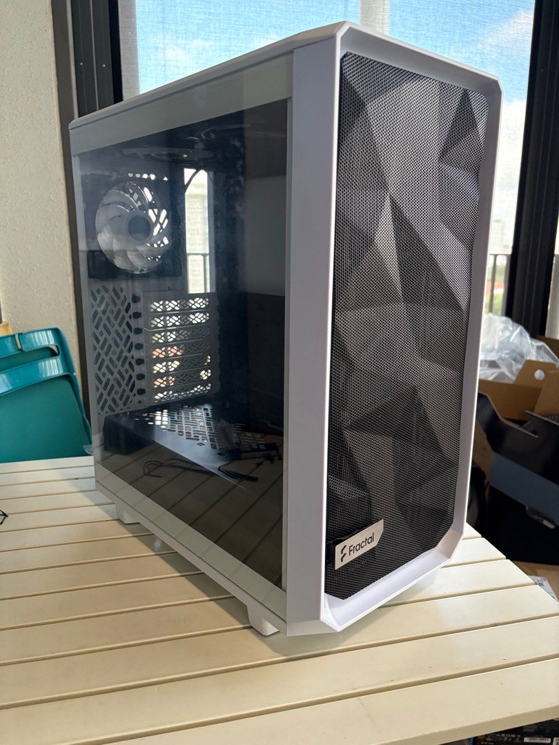 Fractal Meshify 2 Compact White mATX PC Case, Computers & Tech, Parts ...