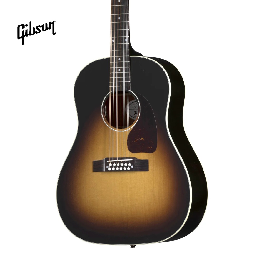 GIBSON J-45 STANDARD 12-STRING ACOUSTIC-ELECTRIC GUITAR - VINTAGE ...