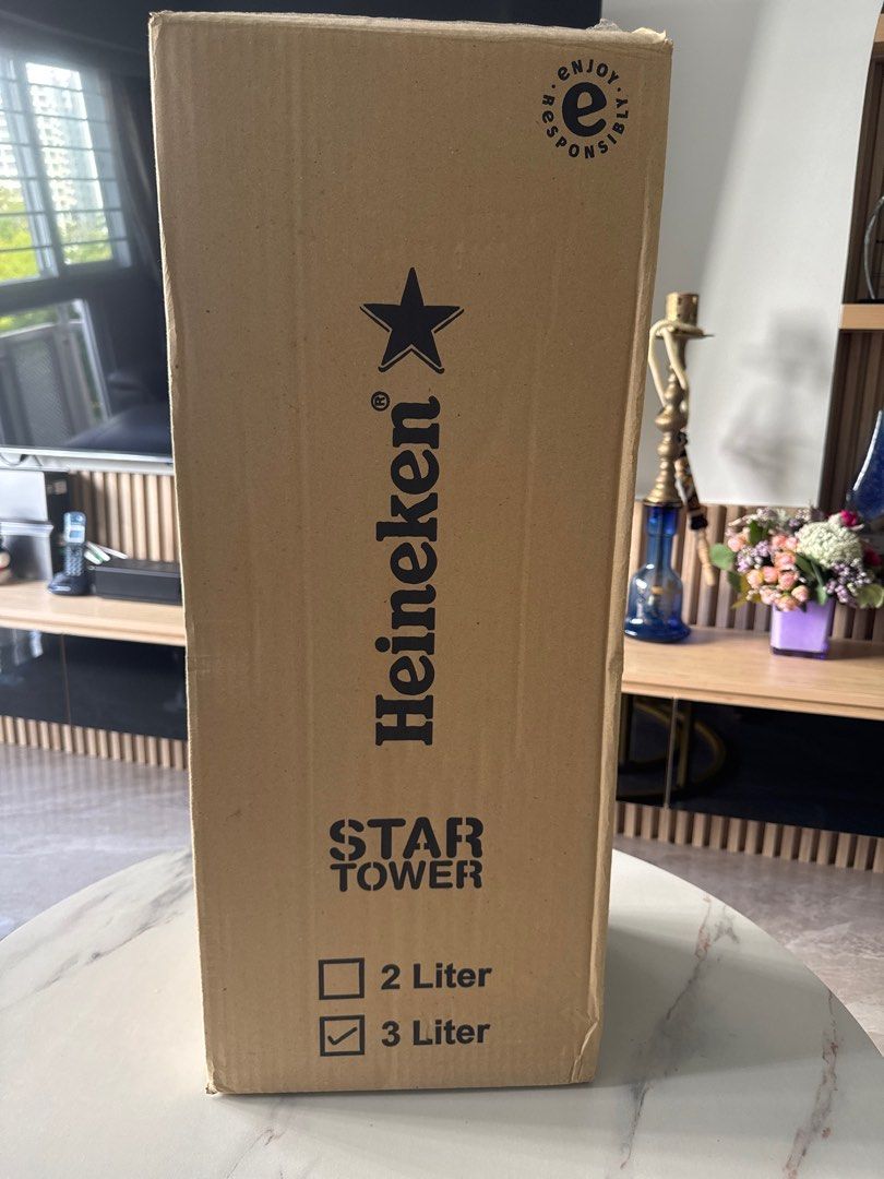 Heineken Double Wall Chill Beer Dispenser, Furniture & Home Living ...