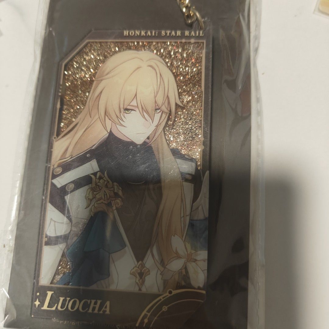 Honkai Star rail luocha acrylic shaker keychain, Hobbies & Toys ...