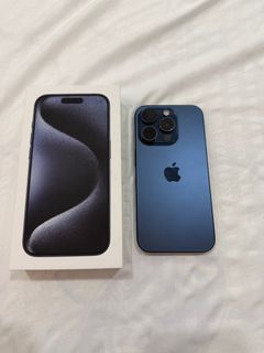 iPhone 15 Pro 256 GB Blue Titanium, Mobile Phones & Gadgets, Mobile ...
