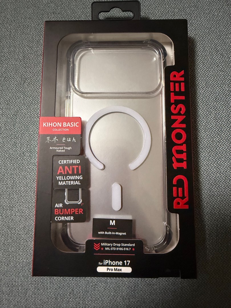 iPhone 17 Pro Max - Red Monster (Kihon Basic Collection), Mobile Phones ...