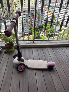 Pink Kids' Scooter, Sports Equipment, Sports & Games, Skates ...