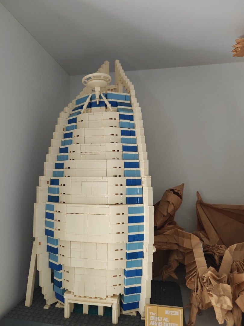 Bricks Architecture Burj Al Arab Hotel Model, Hobbies & Toys, Toys ...