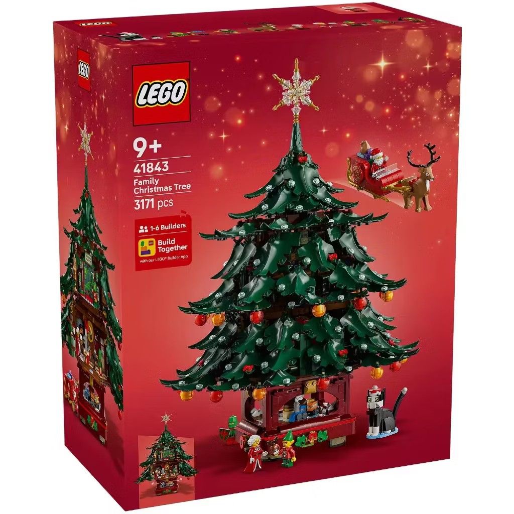 LEGO Icons Family Christmas Tree Set - Brand New, Hobbies & Toys, Toys ...