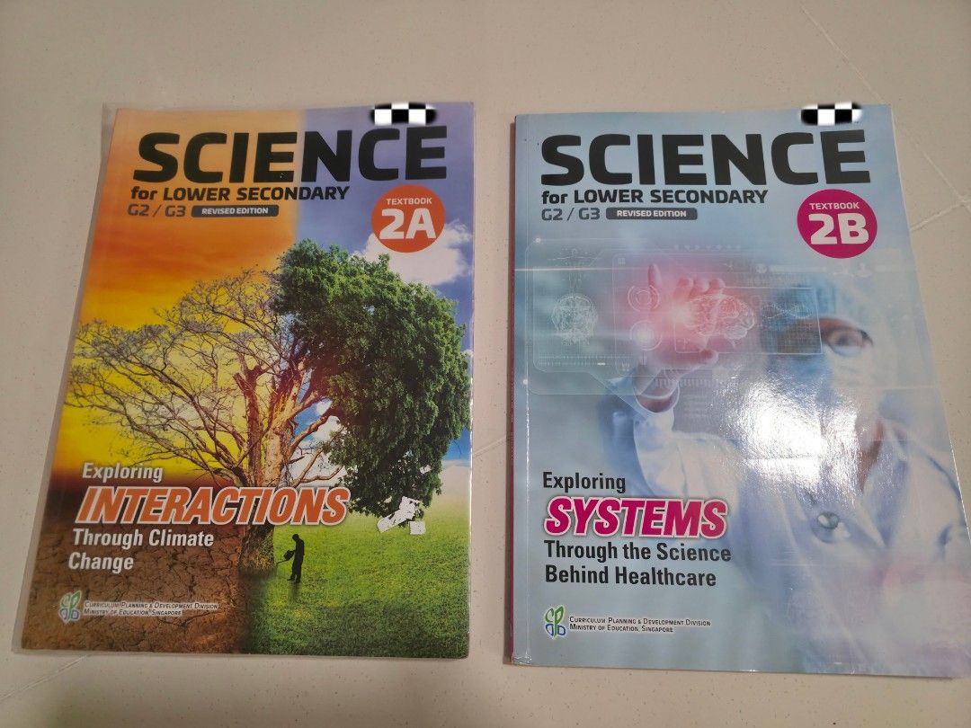 Lower Secondary Science Textbooks 2A & 2B, Hobbies & Toys, Books ...