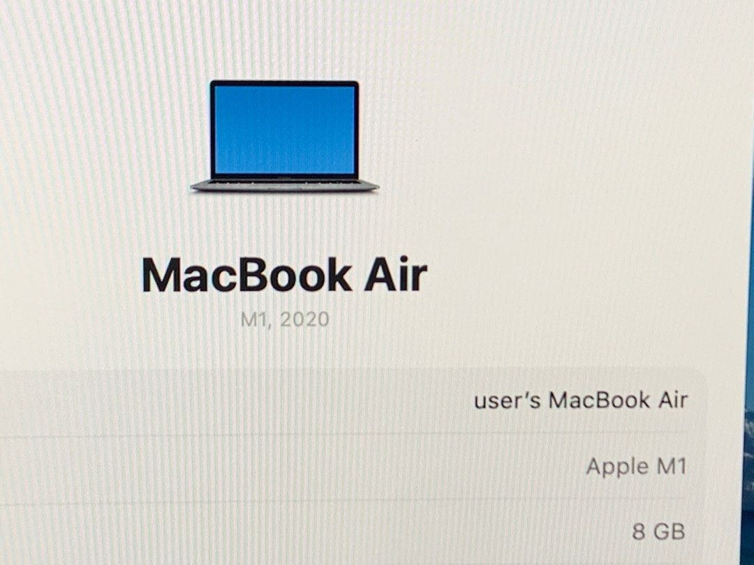 MacBook Air 13 inch M1 8gb 256gb with full box, Computers & Tech ...