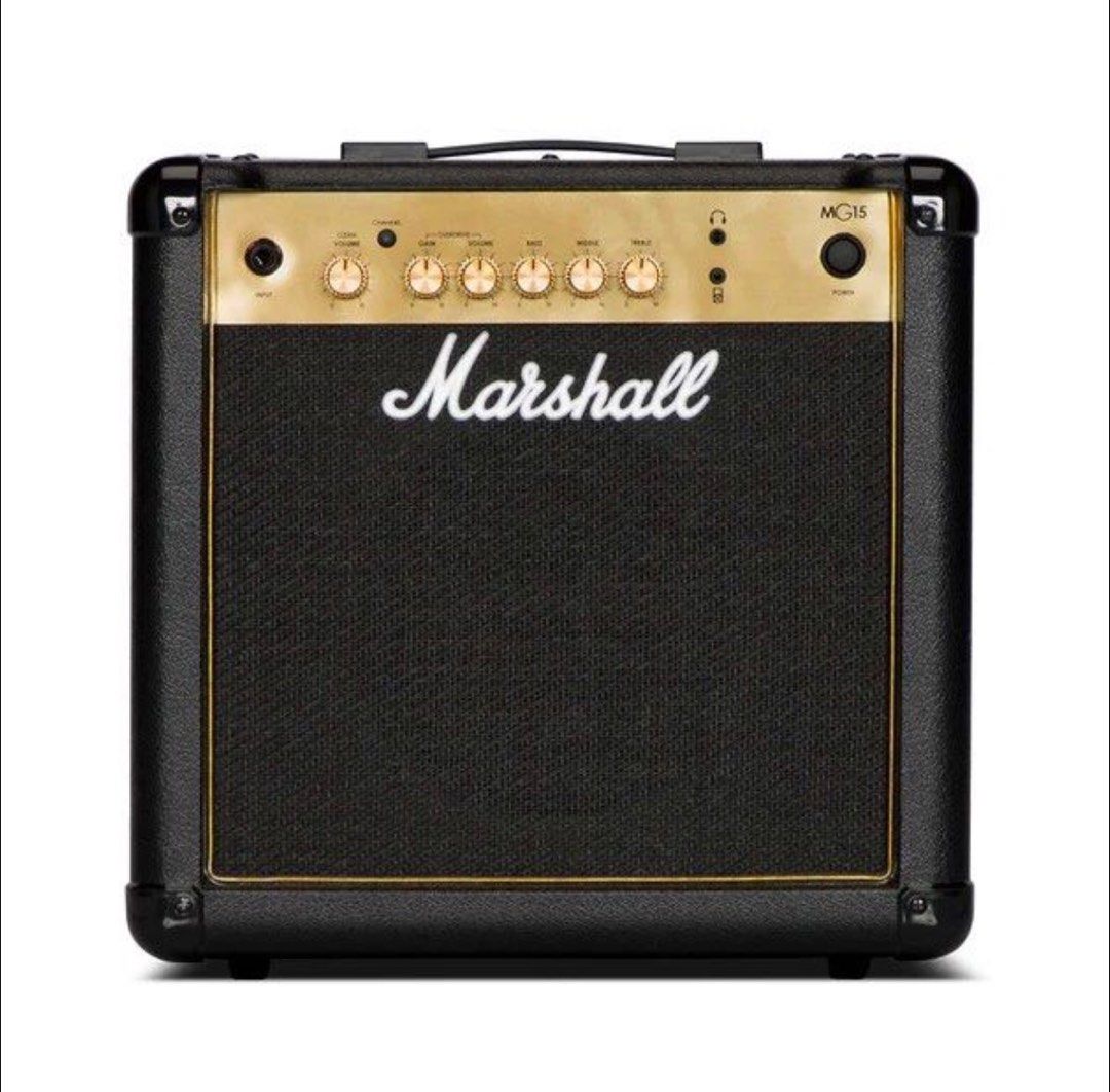 Marshall MG15GR Gold Series 15W Guitar Combo Amplifier w/Spring Reverb ...