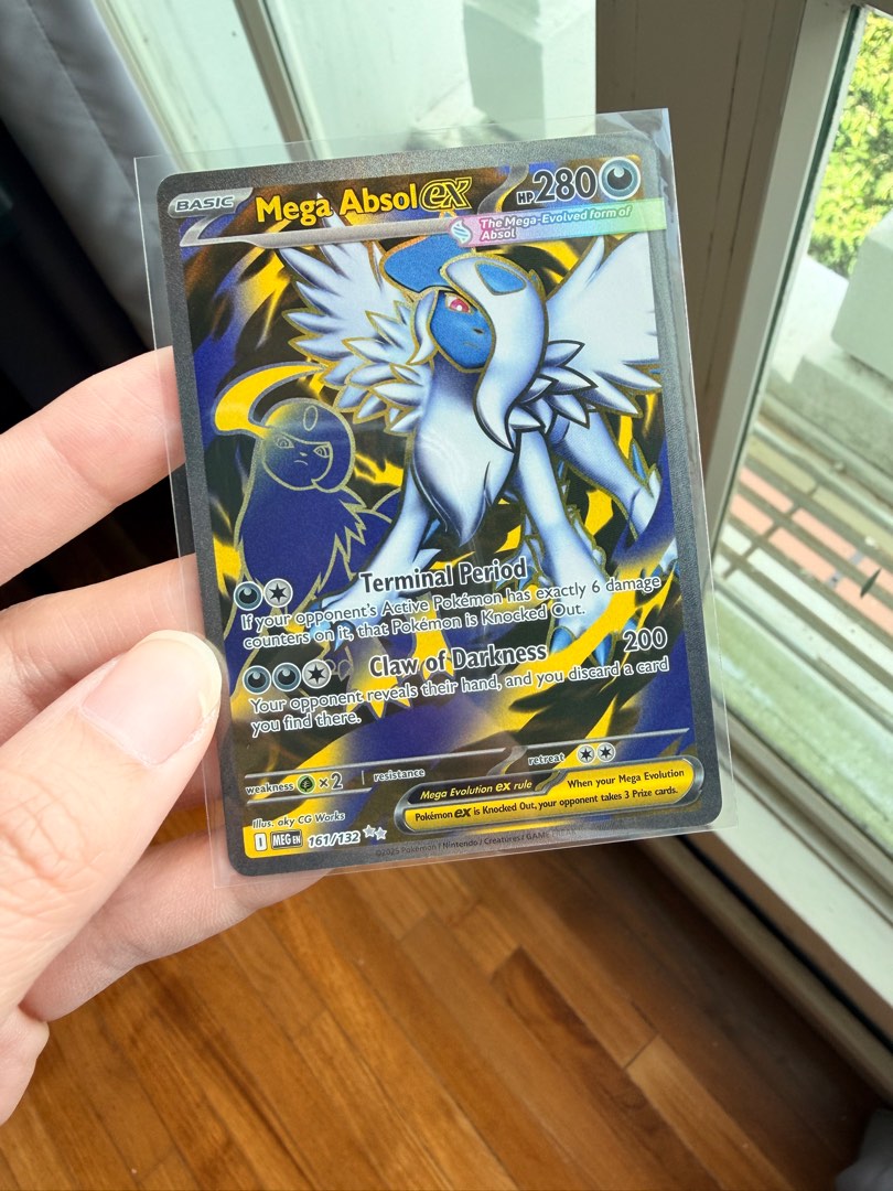 Mega Absol EX Pokemon Card Mega Evolution, Hobbies & Toys, Toys & Games ...
