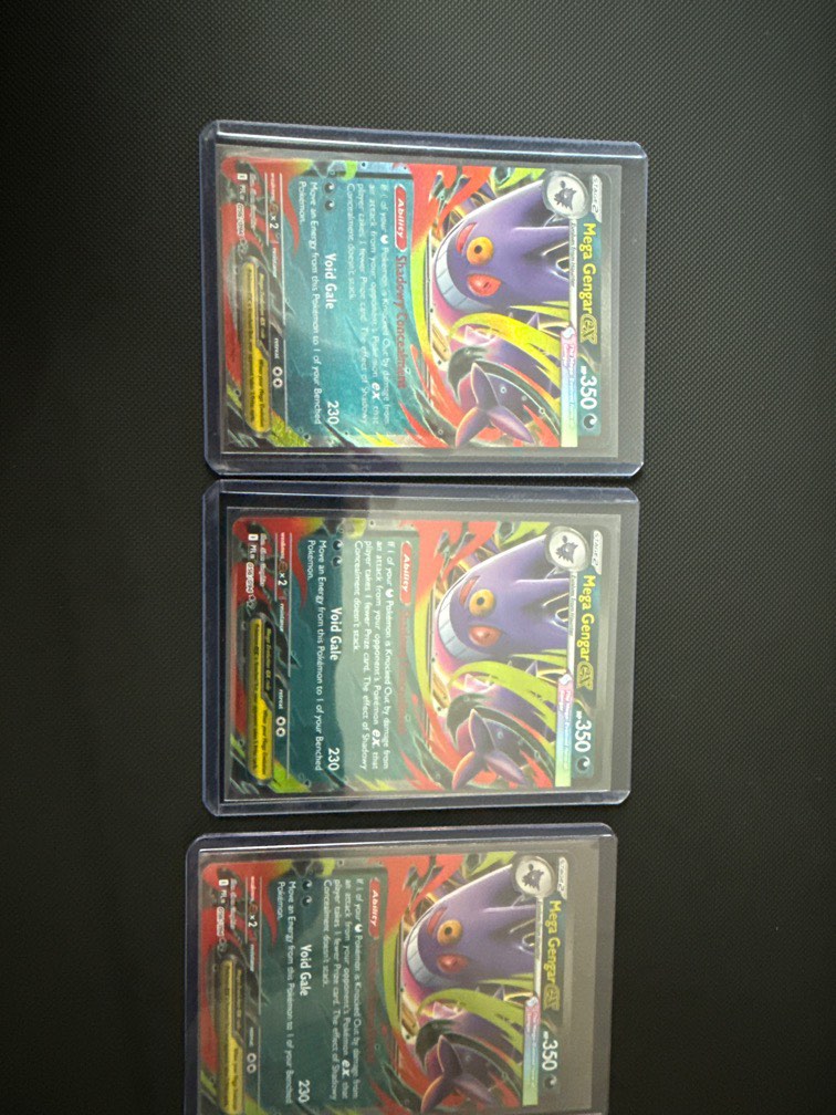 Mega Gengar EX 056/094 Double Rare Holo Pokemon TCG ME02 Phantasmal ...