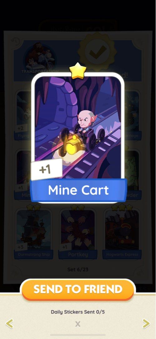 Mine cart 💜 monopoly card go sticker, Hobbies & Toys, Toys & Games on ...