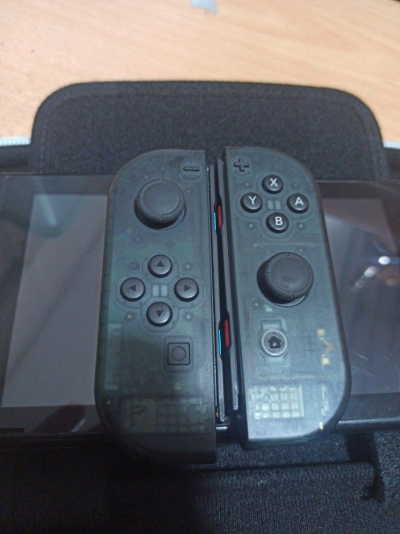 Nintendo Switch with RARE Joycon, Video Gaming, Video Game Consoles ...