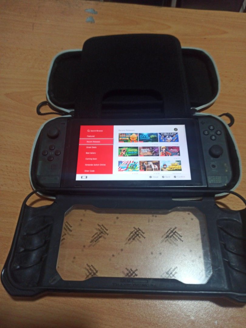 Nintendo Switch with RARE Joycon, Video Gaming, Video Game Consoles ...