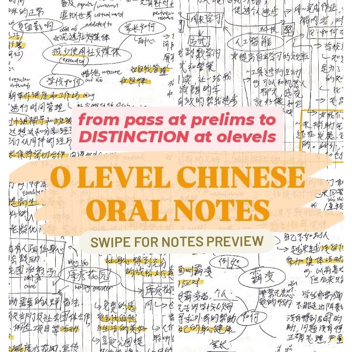 [SOFTCOPY NOTES] 2026 chinese o level oral topical mindmaps, Hobbies ...