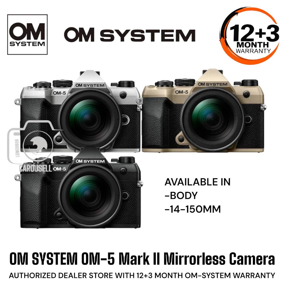 OM SYSTEM OM-5 Mark II & OM-5 Mark II with 14-150mm f/4-5.6 II Lens ...